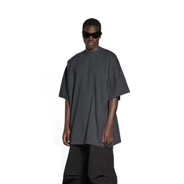 Balenciaga T-shirt Strike 1917 Oversize Da Donna In Nero