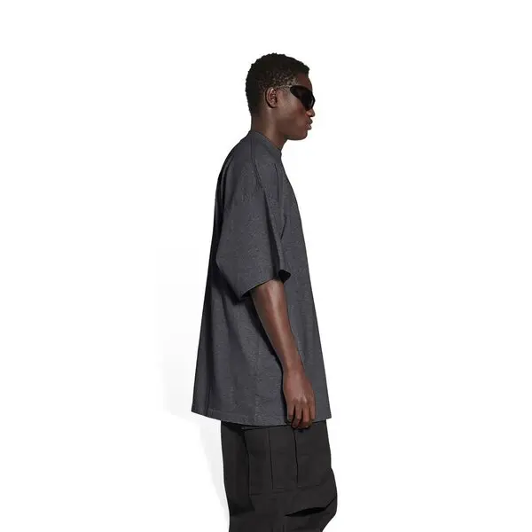 Balenciaga T-shirt Strike 1917 Oversize Da Donna In Nero