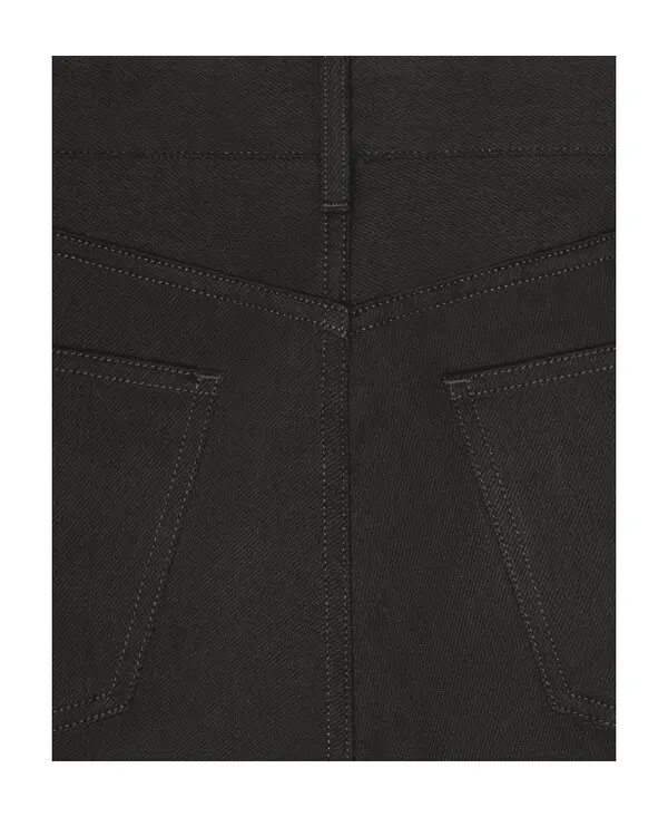 Celine Lou Jeans In Pure Wash Denim - Black
