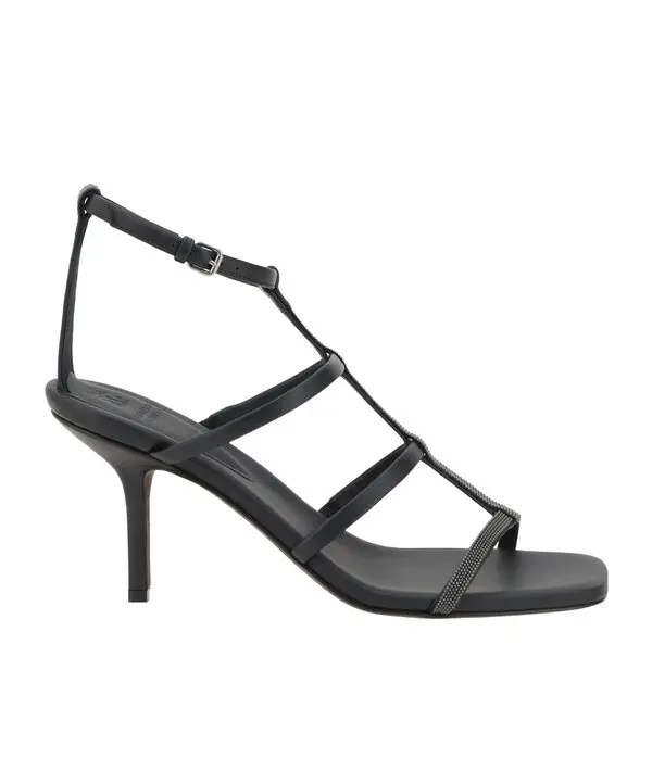 Brunello Cucinelli Strapped Heeled Sandals