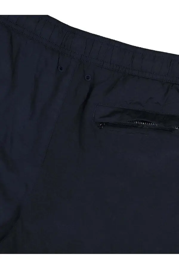 Stone Island Logo Patch Swim Shorts - Blue