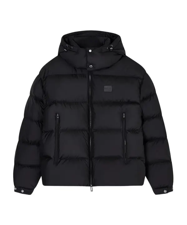Emporio Armani Zip-up Hooded Down Jacket