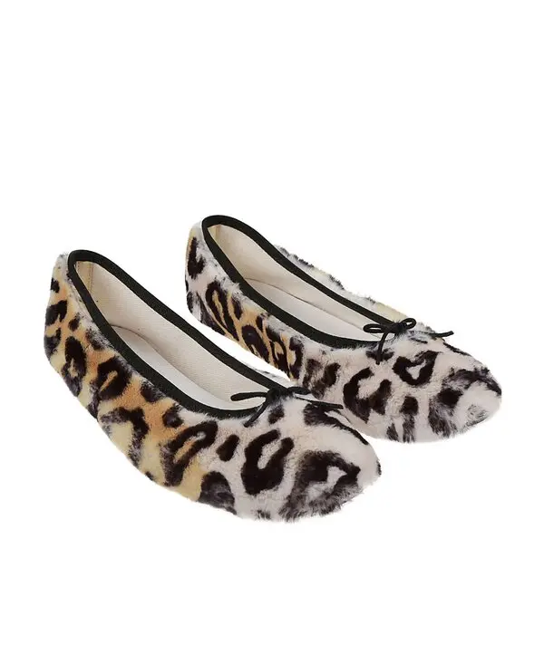 Repetto Leopard Print Ballet Flats