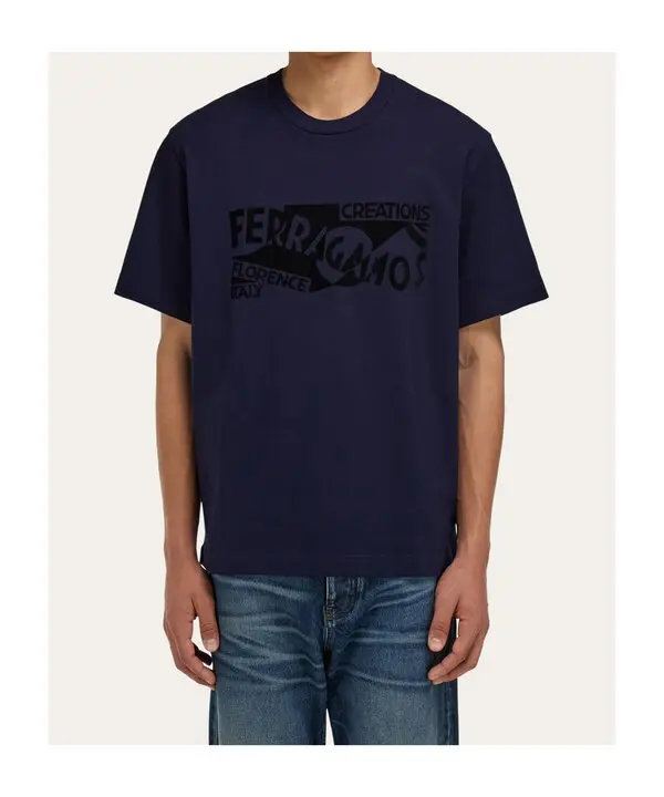 FERRAGAMO Venna Logo T-shirt