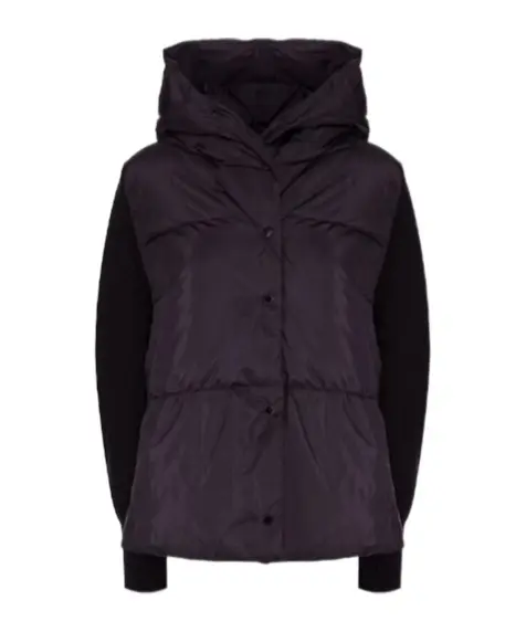 Canada Goose Hooded Down Jacket With Long Sleeves