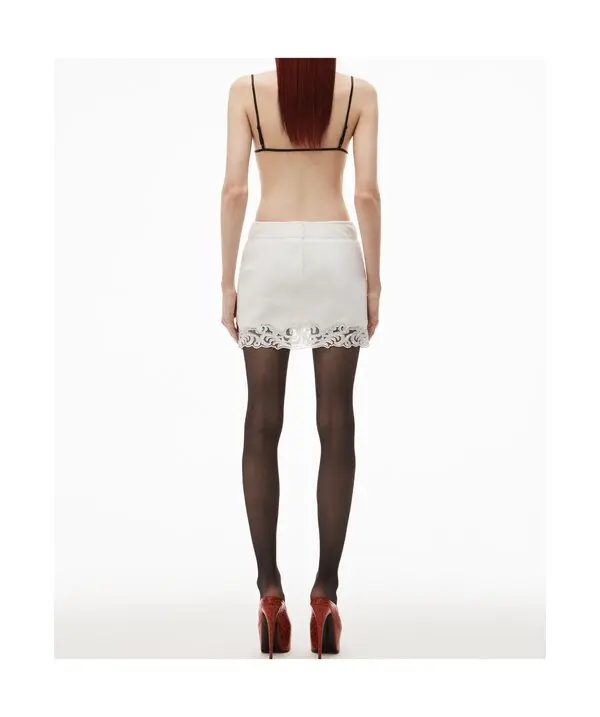 Alexander Wang Embroidered Terry Mini Skirt