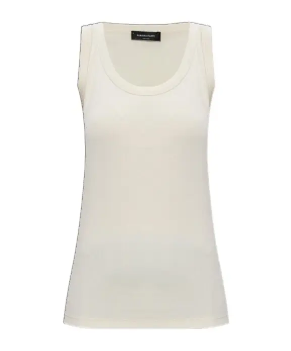 Fabiana Filippi Embellished Sleeveless Ribbed Top