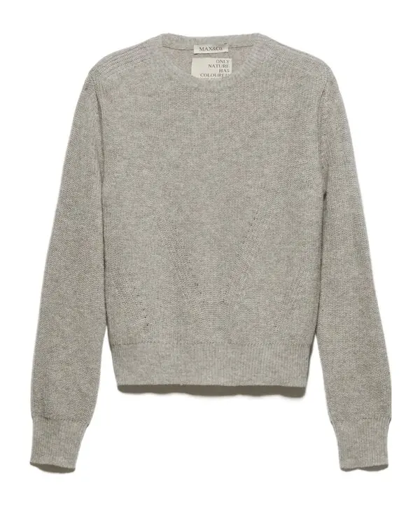 MAXCO. Max&co. Long Sleeve Round Neck Sweater