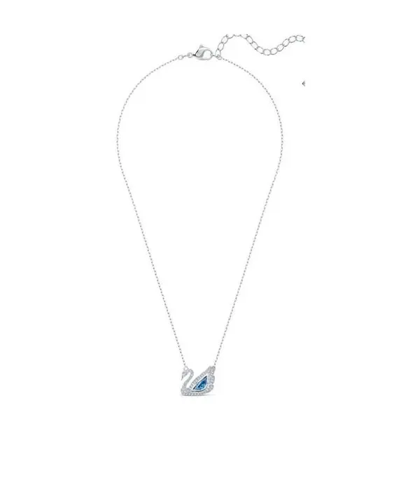 SWAROVSKI Crystal-embellished Swan Pendant Chain - White