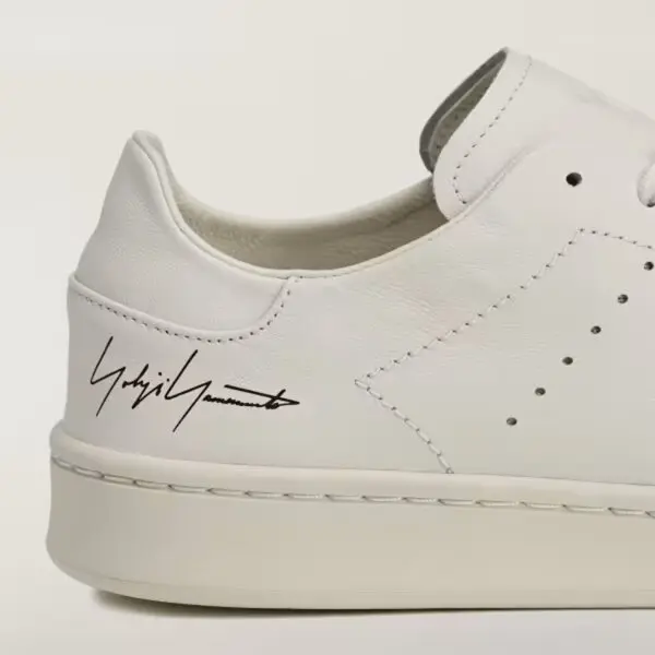 Y3 Lace-up Leather Sneakers - Orbit Grey
