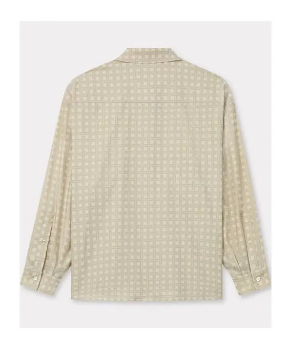 Kenzo Weave Dropped Twill Shoulder Shirt