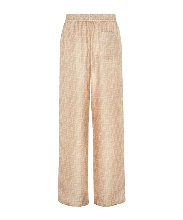 Fendi Ff Motif Straight Pyjama Trousers