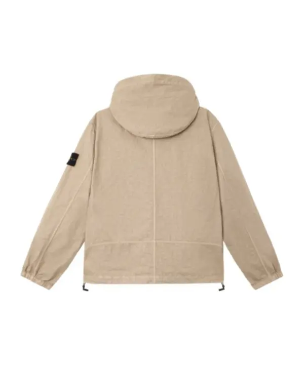 Stone Island Nylon Panama Hooded Jacket - Desert