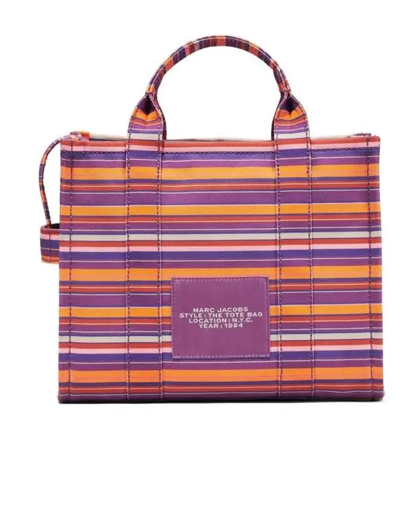 Marc Jacobs Striped Tote Bag - Purple