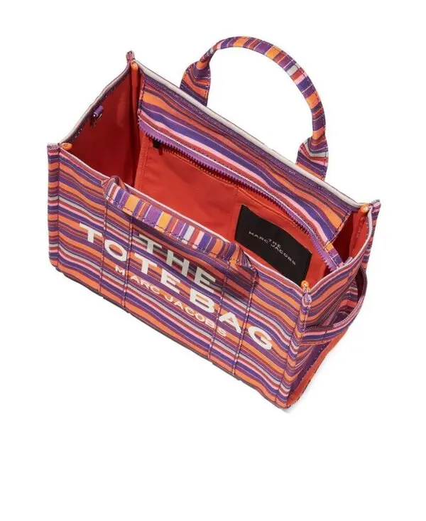 Marc Jacobs Striped Tote Bag - Purple