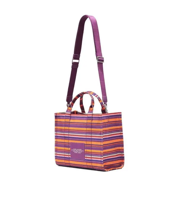 Marc Jacobs Striped Tote Bag - Purple