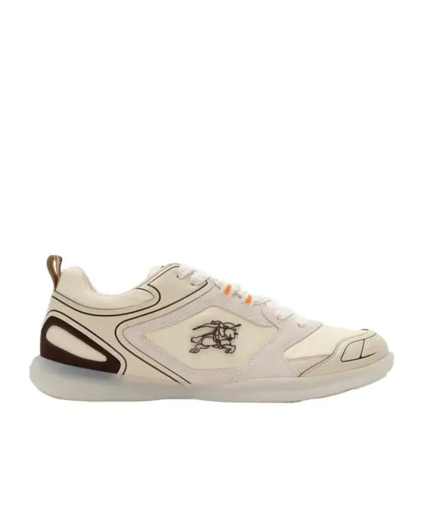 Burberry Ekd Low-top Sneakers - Ceramic White