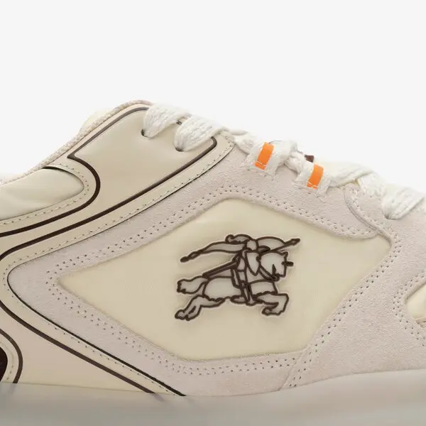 Burberry Ekd Low-top Sneakers - Ceramic White