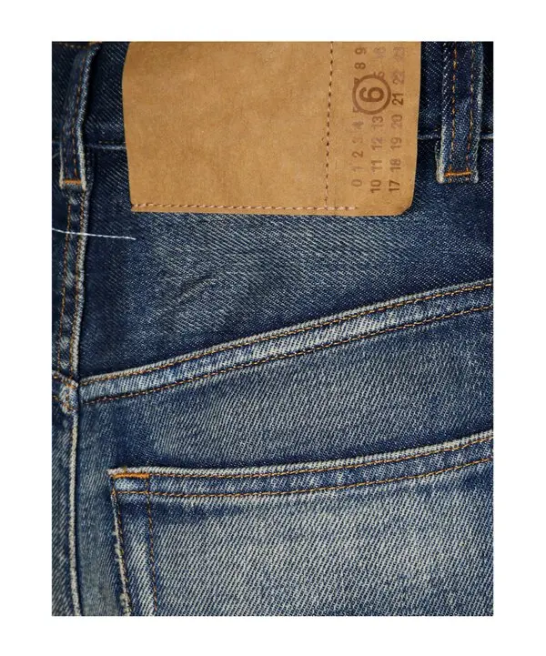 MAISON MARGIELA Straight Leg Jeans - Blue
