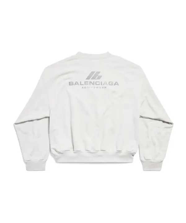 Balenciaga Activewear Crewneck Sweatshirt With Logo