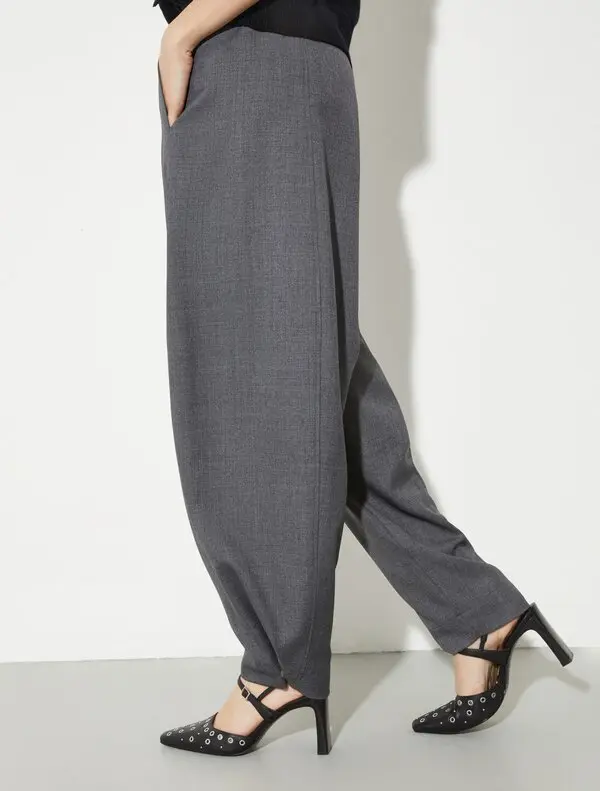 MAXCO. Max&co. Grisaille Barrel-leg Trousers