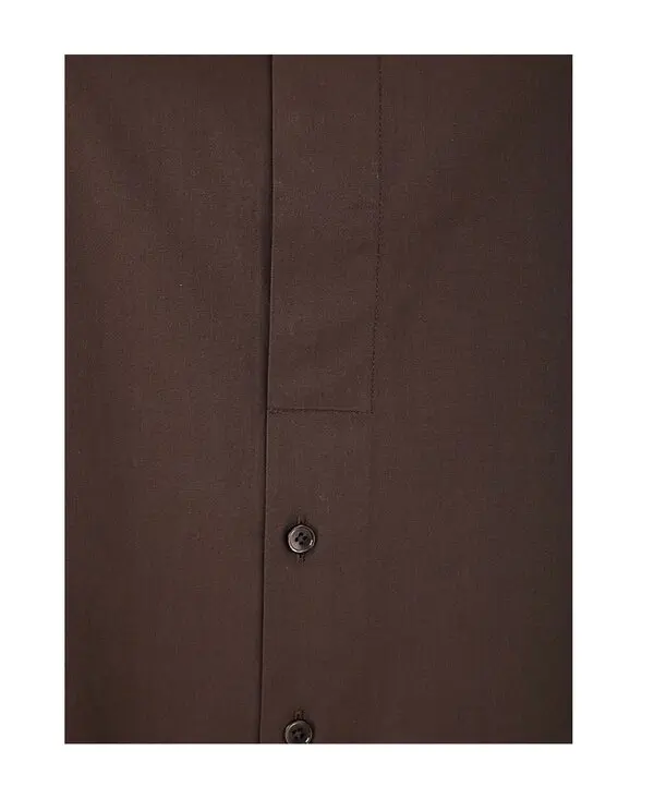 LEMAIRE Long-sleeve Cotton Shirt With Lapel