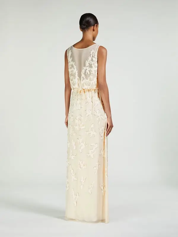 Max Mara Embellished Maxi Dress