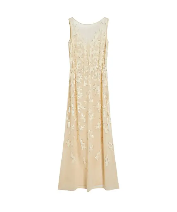 Max Mara Embellished Maxi Dress - Pink