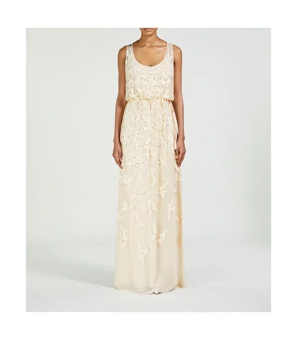 Max Mara Embellished Maxi Dress - Pink