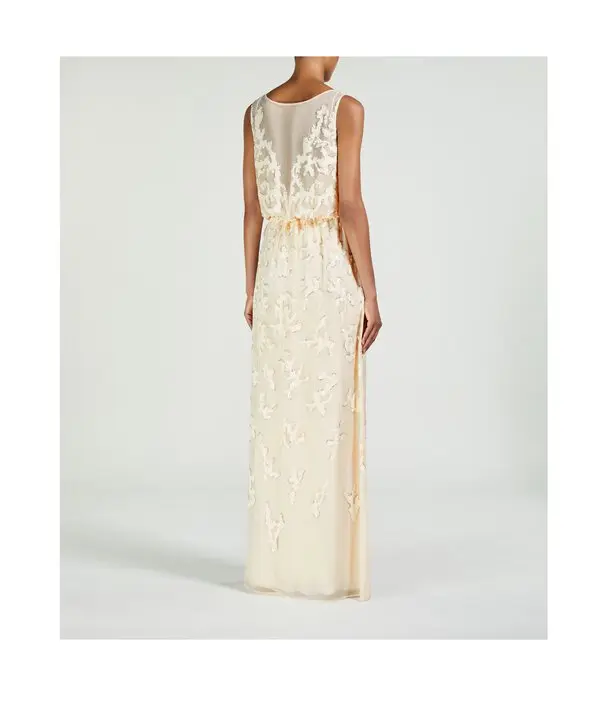 Max Mara Embellished Maxi Dress - Pink
