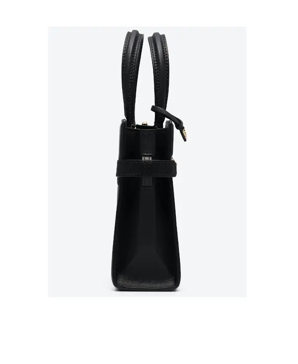 Delvaux Adjustable Shoulder Strap Cross-body Bag - Black