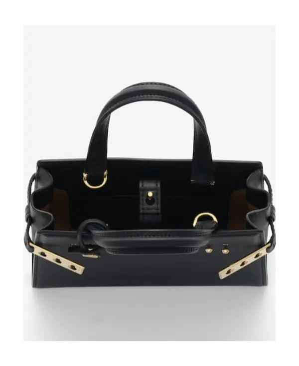 Delvaux Adjustable Shoulder Strap Cross-body Bag - Black