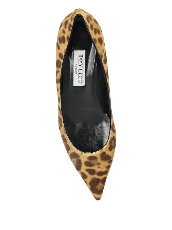 JIMMY CHOO Amelia Pointed-toe High Heels - Brown
