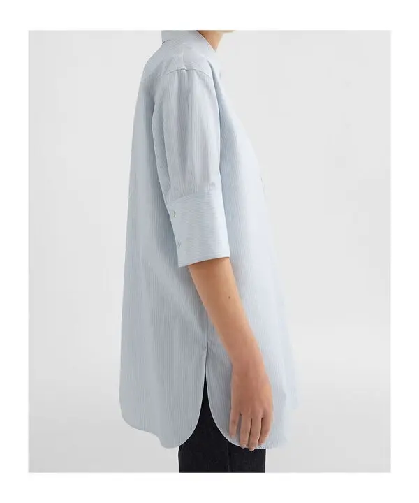 JIL SANDER Striped Relaxed Fit Shirt