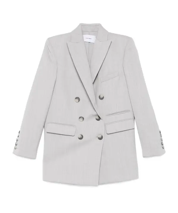 Alex Perry Long-sleeved Double-breasted Suit Coat