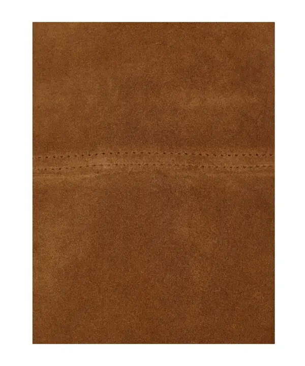 Saint Laurent Belted Suede Jacket - Brown