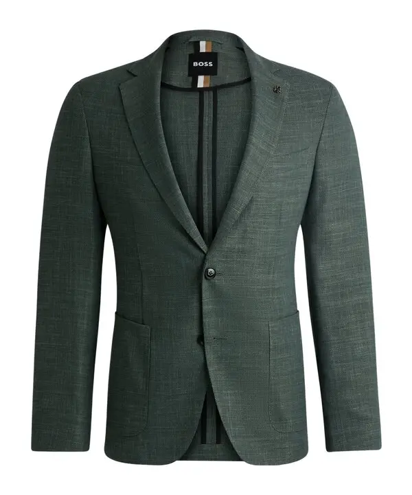 Hugo Boss Long-sleeved Suit Jacket - Green