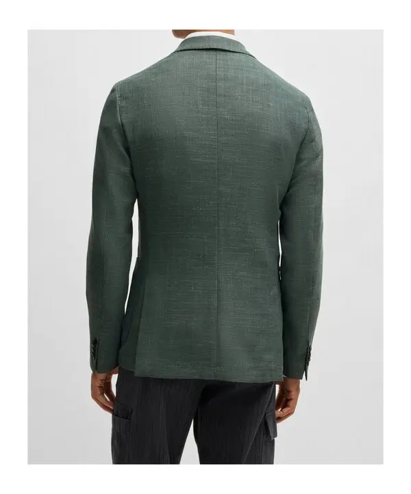 Hugo Boss Long-sleeved Suit Jacket - Green