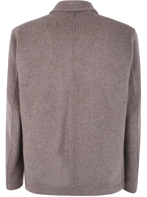 Herno Button-fastening Patch-pocket Jacket - Gray