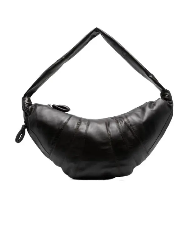 LEMAIRE Croissant Shoulder Bag - Dark Chocolate