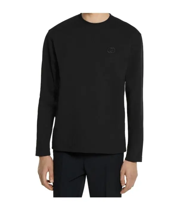 Gucci Logo Embroidered Long-sleeve T-shirt