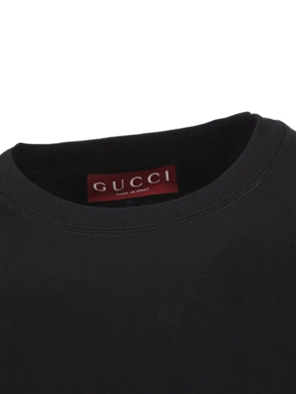 Gucci Logo Embroidered Long-sleeve T-shirt