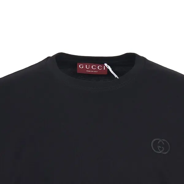 Gucci Logo Embroidered Long-sleeve T-shirt