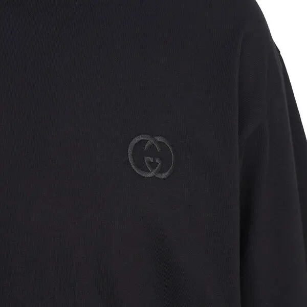 Gucci Logo Embroidered Long-sleeve T-shirt