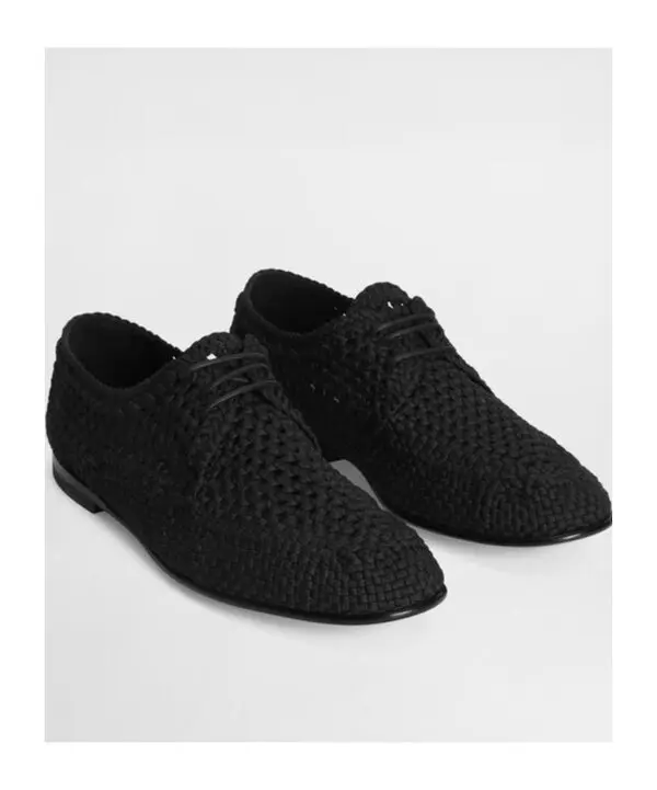 Dolce & Gabbana Woven Derby Lace-up Shoes