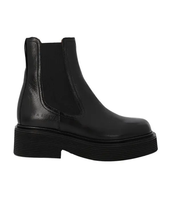 Marni Square Toe Ankle Boots