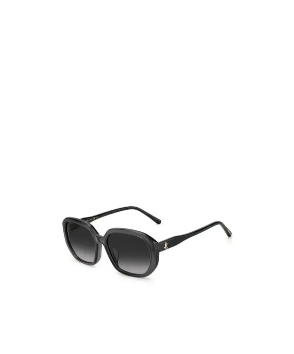 JIMMY CHOO Karly Square Frame Sunglasses - Black