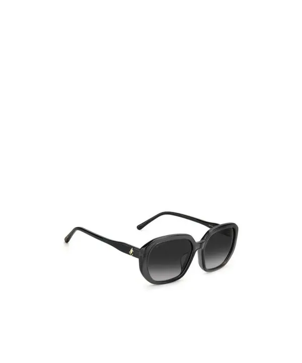 JIMMY CHOO Karly Square Frame Sunglasses - Black