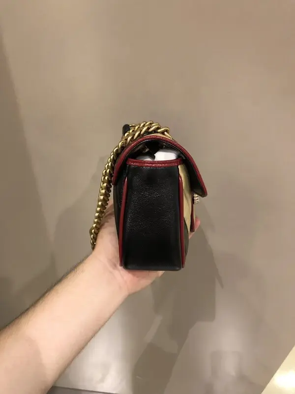 Gucci Gg Marmont Shoulder Bag - Green