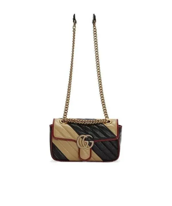 Gucci Gg Marmont Shoulder Bag - Green